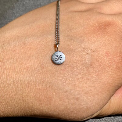 Zodiac Charm, Pisces Charm, Zodiac Constellation Charm, Sterling Silver ...
