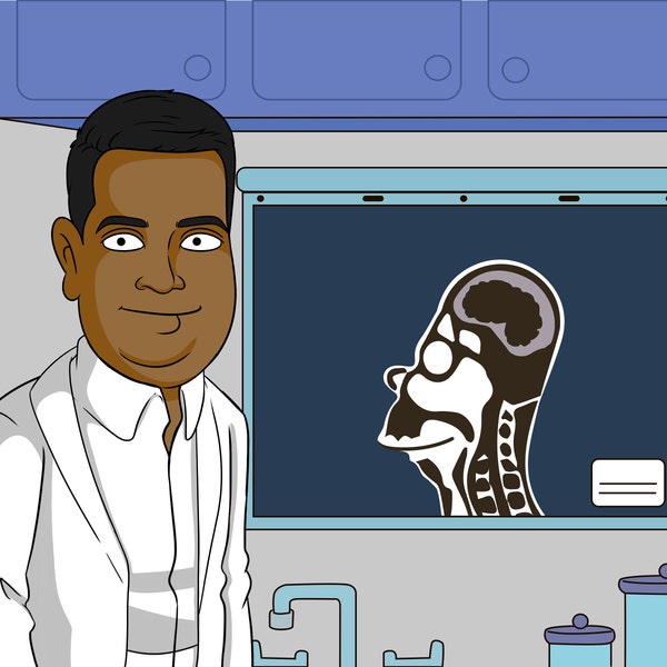 Radiologist Gift - Custom Portrait as Yellow Character / Radiographer ...