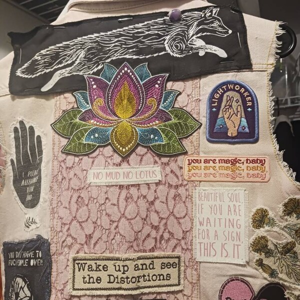 Lightworker Patch Metaphysical Fashion Accessory 3 Iron on Embroidered ...