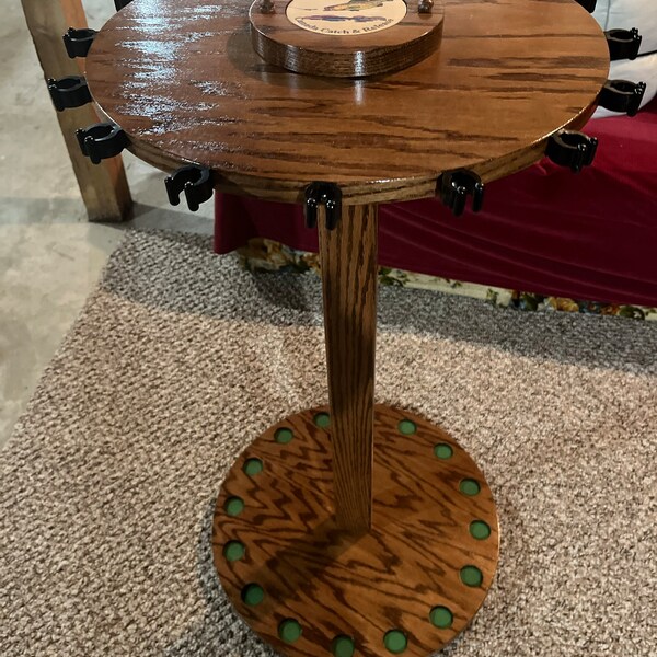 Corner Gun Rack 6-gun Oak Rifle / Shotgun Display - Etsy