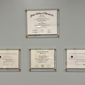 Acrylic Clear Floating Frame, Art, Photo, Modern, Diploma, Degree ...