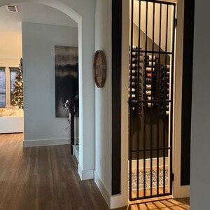 Buy Iron Wine Cellar Door or Gate Wrought Iron Scalloped Scroll 30 or ...