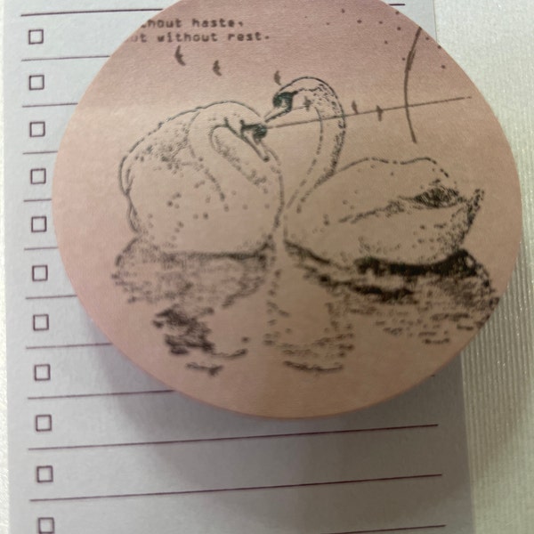 Swan Couple 1109H Bird Rubber Stamp Animal, Scenic, Landscape Stamping ...