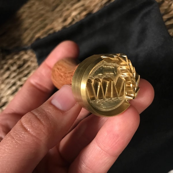 Personalized Pottery Stamp, Custom Ceramic Brass Stamp, Initial Clay ...