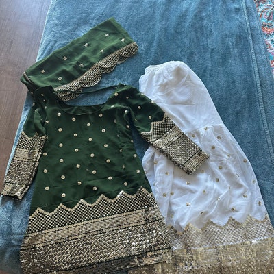 Maroon Red Silk Bridal Lehenga Choli With Embroidery Sequence Work and ...