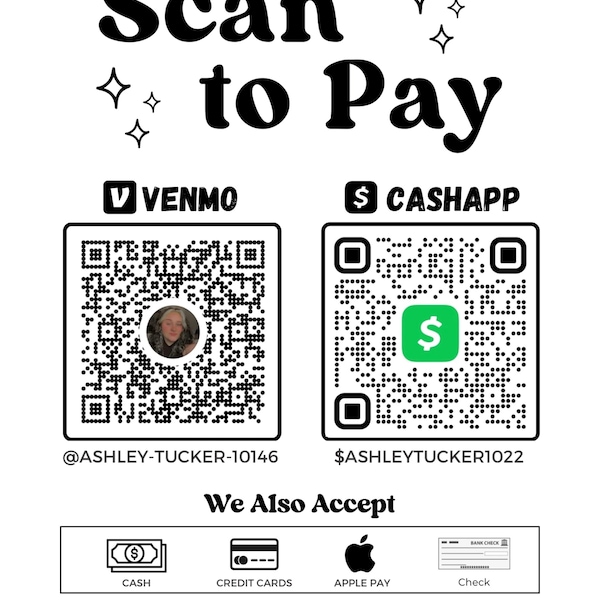Editable Scan to Pay Sign QR Code Sign Template Canva, Printable ...