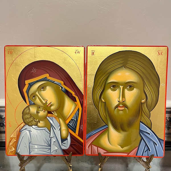 Icon of the Archangel Michael at the Second Coming of Christ,byzantine ...