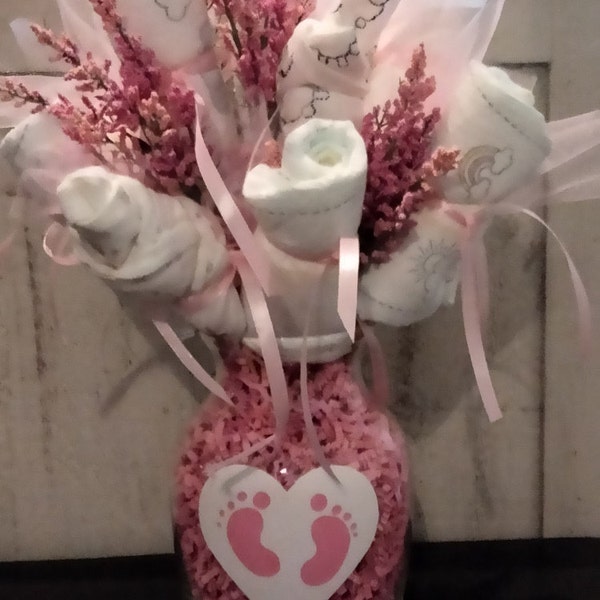 Baby Arrangements, Flower, Diaper , Boy, Girl, Gender Reveal, New ...