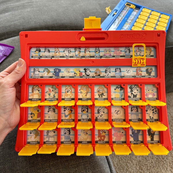 Bluey Guessing Game | Digital Download | Bluey Themed Cards You Print ...