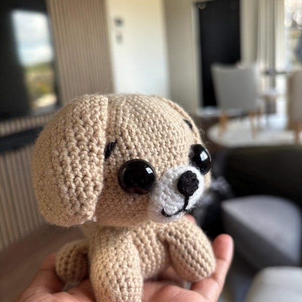 Small Dog Crochet Pattern , Amigurumi Mini Puppy Animal Crochet PDF ...