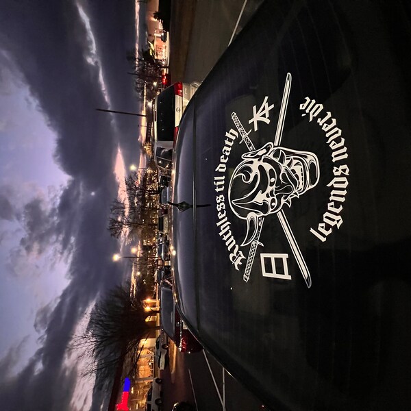 Ruthless Til Death Windshield Rear Window Decal Car Sticker Banner JDM ...