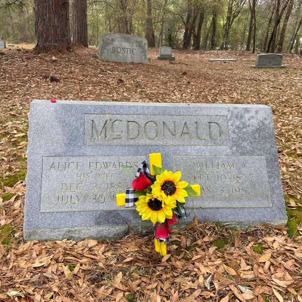 Cemetery Cross - Cemetary Cross - Flowers for Grave - Gravesite Decor ...