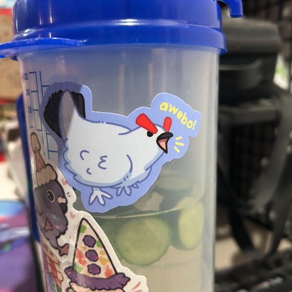 Awebo Bird Meme Sticker - Cute Willow Ptarmigan Art - Etsy