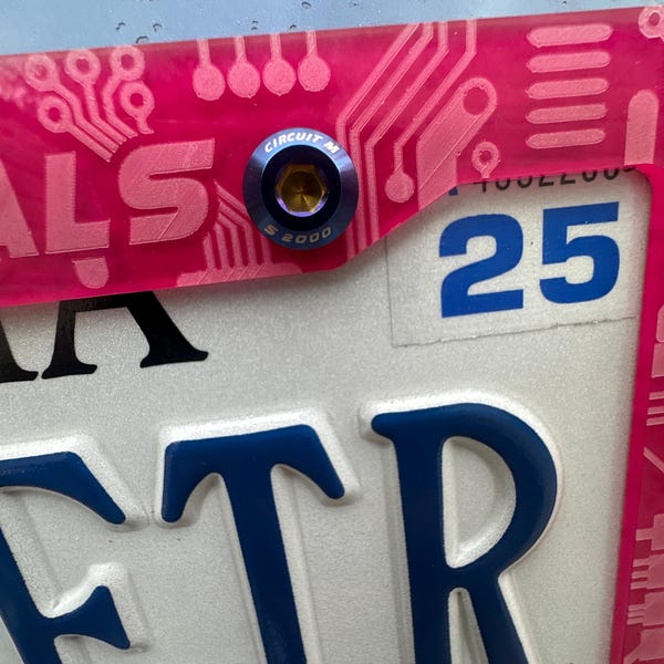 S2000 Titanium License Plate Bolts V2 - Etsy