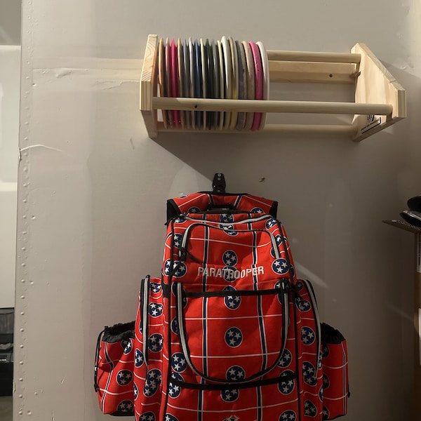 Disc Golf Storage Shelf | Wall Mounted - Etsy