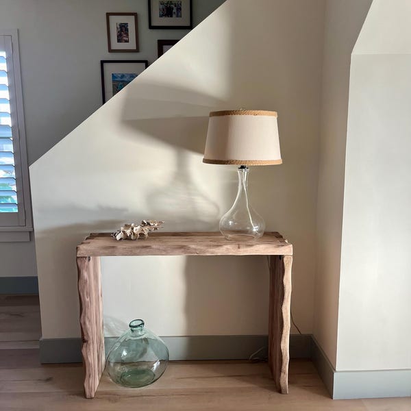 Bathroom Sink Vanity Table Vanity Handmade Wood, Reclaimed Wood Live ...