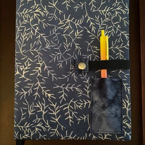 Fabric Notebook Cover / Composition Book Cover / 7.5X 9.75 / Refillable ...