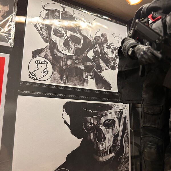 Simon Ghost Riley Print - Etsy