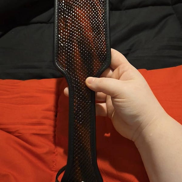 Pink Spanking Paddle/bdsm Paddle Spanking/impact Play/vampire Paddle ...