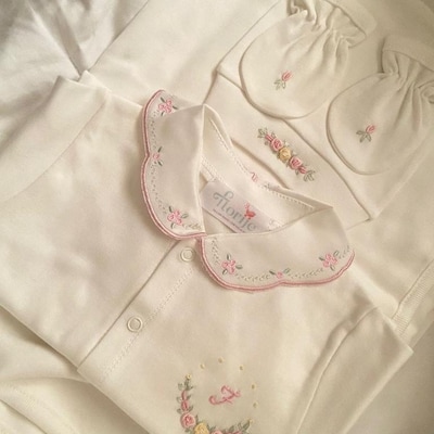 Twinkle Personalized 4 Piece Baby Quilted Bedspread Set Hand Embroided ...