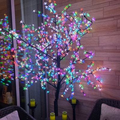 480pcs Leds Cherry Blossom Tree Light 5ft/1.5m Height Christmas Light ...