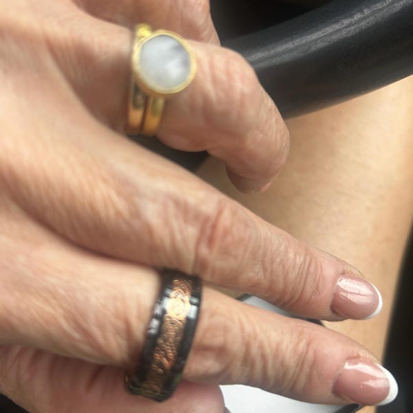 Red Ruby Gold Bezel Ring · Ruby Statement Ring · Gold Bezel Stack Ring · Chunky Gemstone Ring ...