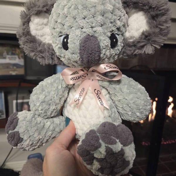Kip Koala - PDF Crochet Pattern - LOW SEW Koala Bear Plushie / Stuffie ...