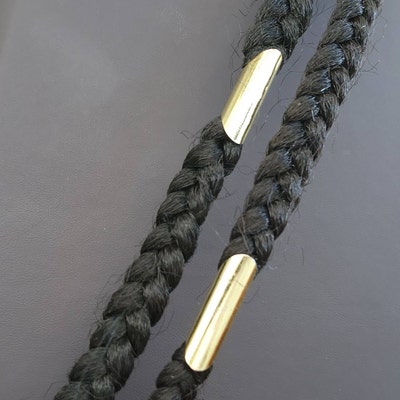 Set of 8 Gold Brass Loc Tubes, 6mm Hole, Sister Locs, Microlocs, Loc ...