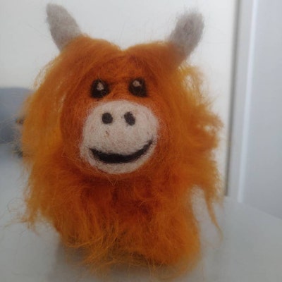 Highland Cow Needle Felting Kit Starter Kit - Etsy