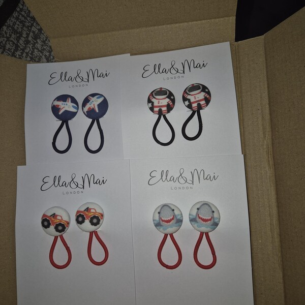 Heart Shape Hair Bobbles,liberty Fabrics, Stocking Fillers,gift for ...