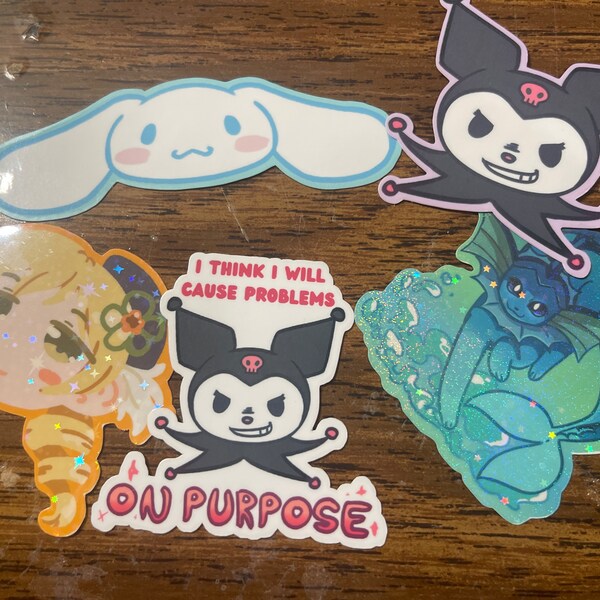 Madoka Magica Die Cut Stickers | Cute Magical Girl Anime Holographic ...
