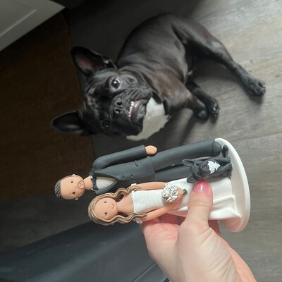 Horror Film Inspired Wedding Cake Topper Halloween Cake Topper ...