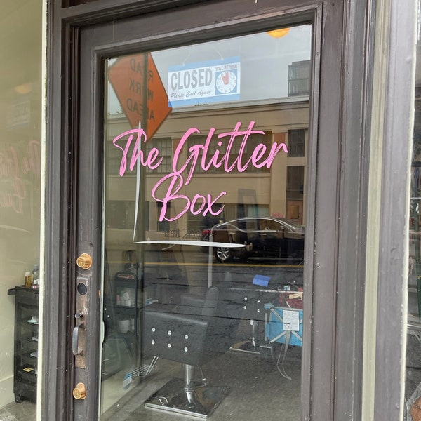 Custom Storefront Window Decals - Business Logos, Store Hours, Photos ...