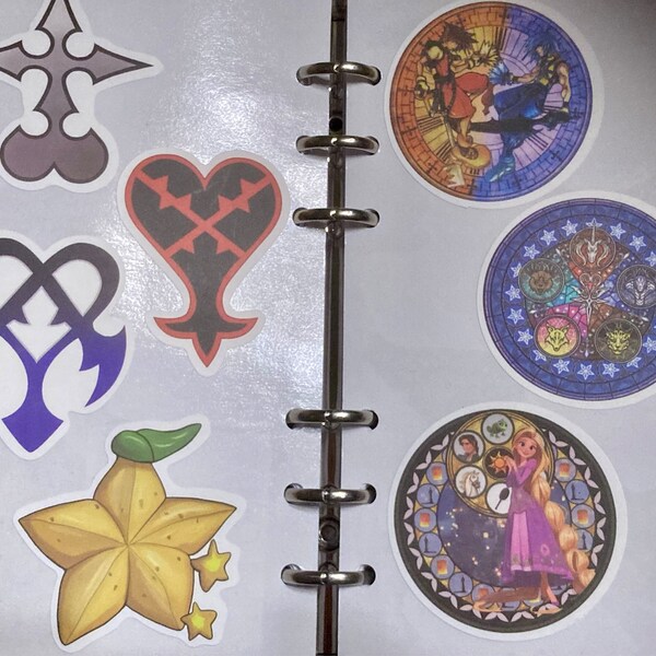 50 Piece Kingdom Hearts Sticker Set - Stickers - Collectible Stickers ...