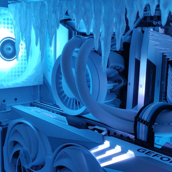 Custom ICE Pc Set Arctic Fury, Ice Themed Decoration for Your ...