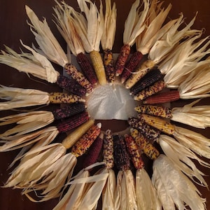 Mini Indian Corn Wreath KIT: Make Your Own Choose From a 14, 12 or 10 ...
