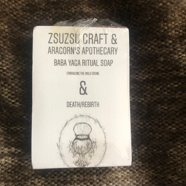 Baba Yaga Ritual Soap - Death & Rebirth - Handmade Hemp Base Soap ...
