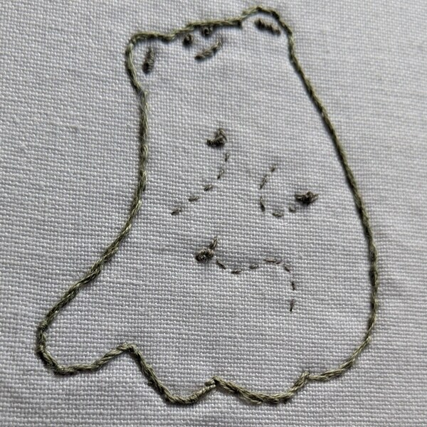 DIY Embroidery Mini Flash Sheet FROGS, Craft Kits, Patch - Etsy