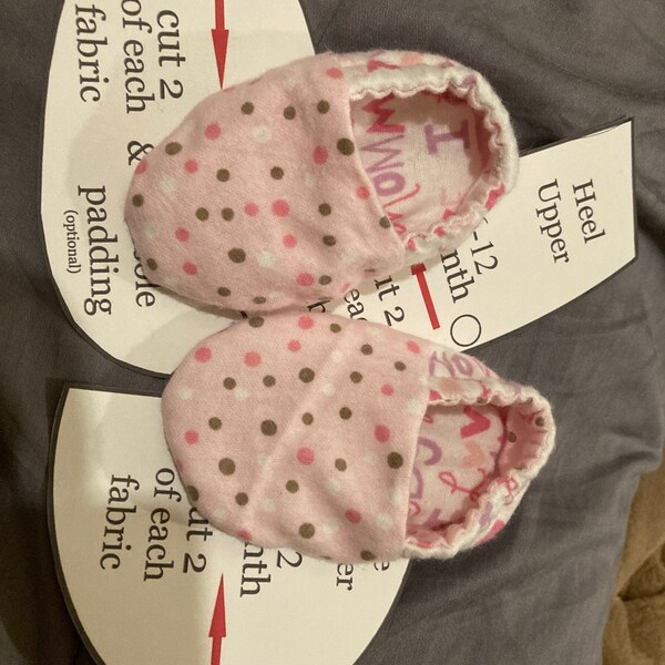 Reversible Baby Shoes Sewing Pattern- PDF Tutorial in English With ...