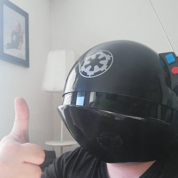Star Wars Imperial Death Star Gunner Inspired Replica Helmet Costume ...