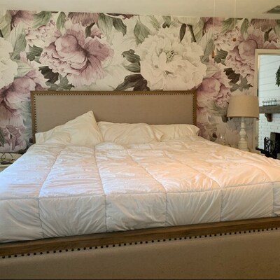 Vintage American Countryside Style Floral Wallpaper Wall - Etsy