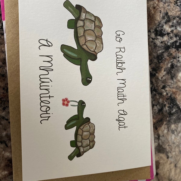 Birthday Card, Cárta Breithlá, Irish, Gaeilge, Happy Birthday - Etsy