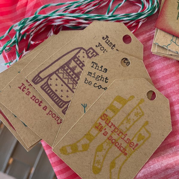 Dog and Cat Funny Christmas Gift Tags, Snarky Pet Christmas Tags, Use ...