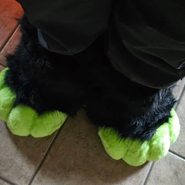 Toony Footpaw Fursuit Kemono Toony Kigurumi Fursona Kawaii Outdoor Foot ...