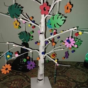 Pom Pom Thread Decoration for Our Every Day Tree - Etsy UK