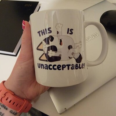 Bluey Inspired I Slipped on My Beans Mug - Etsy