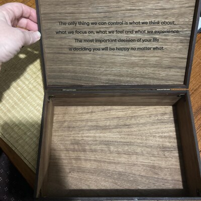 Personalization Custom Memory Keepsake Wooden Love Box Wedding ...