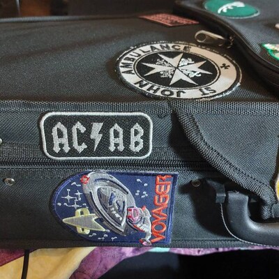 ACAB Classic Rock Metal Label Patch - Etsy