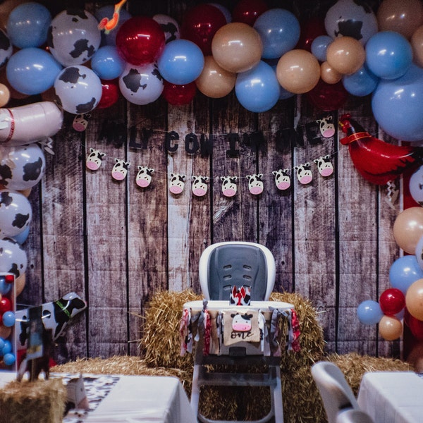 Holy Cow I'm One, Cow Garland, Cow Banner, Cow Decor, Babies Room Cow ...