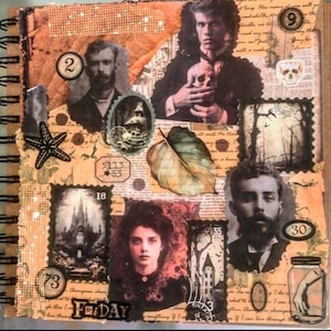 Gothic Folder, Ephemera Storage Folder, Mini Folder, Printable Folder ...